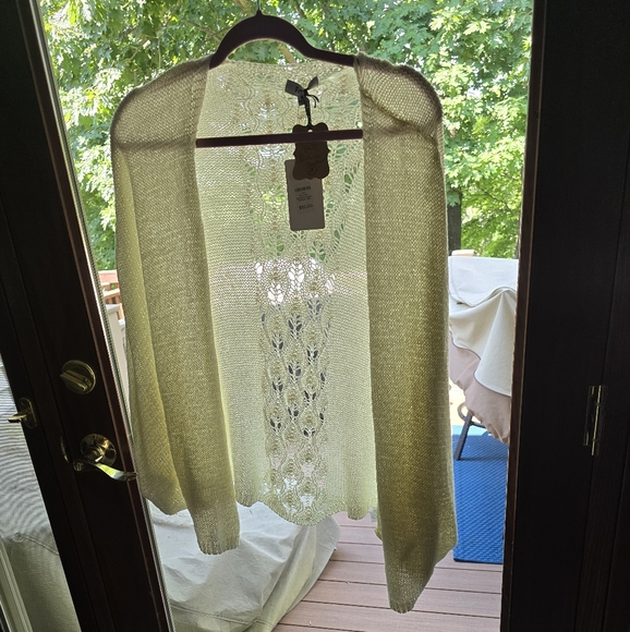 Fate | Sweaters | Fate Pointelle Sweater Cardigan | Poshmark